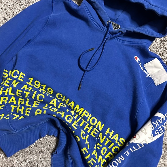 Champion | Shirts | Champion Blue Hoodie | Poshmark